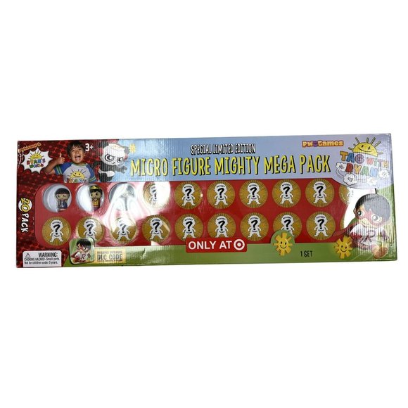 RYANS WORLD | Toys | Ryans World 2 Pc Micro Figure Mighty Mega Pack ...